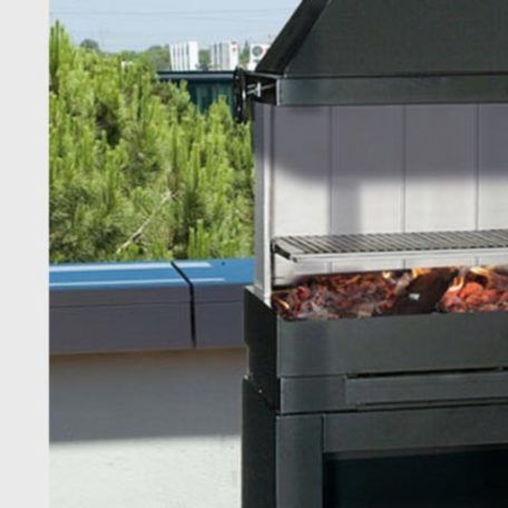 BARBACOA MODULAR EN ACERO PATIO - Ecobioebro