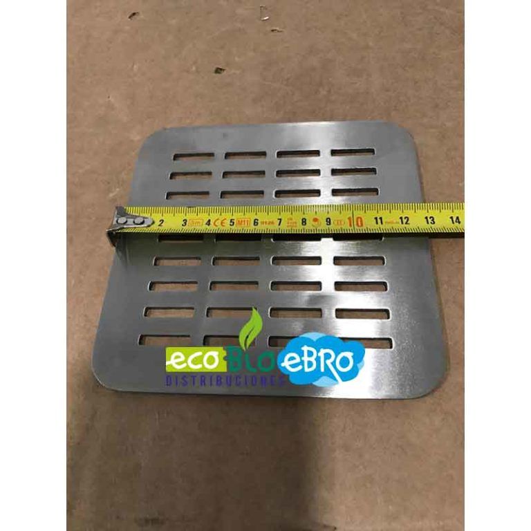 REJILLA INOX DESAGÜE PLATOS DE DUCHA TERRAN ROCA 13X13 cm - Ecobioebro