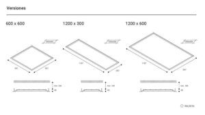 PANTALLA LUMINARIA LED LUZERNA AVANT (NORMALIT) - Ecobioebro