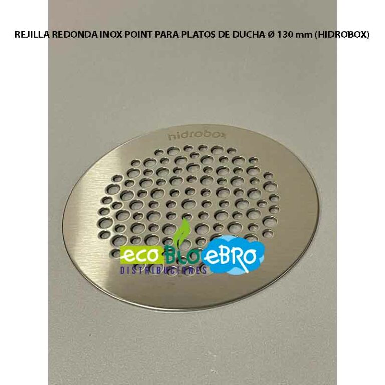 REJILLA REDONDA INOX POINT PARA PLATOS DE DUCHA Ø 130 mm (HIDROBOX ...