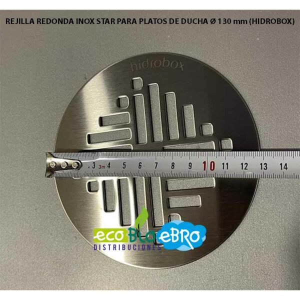 REJILLA REDONDA INOX STAR PARA PLATOS DE DUCHA Ø 130 mm (HIDROBOX ...