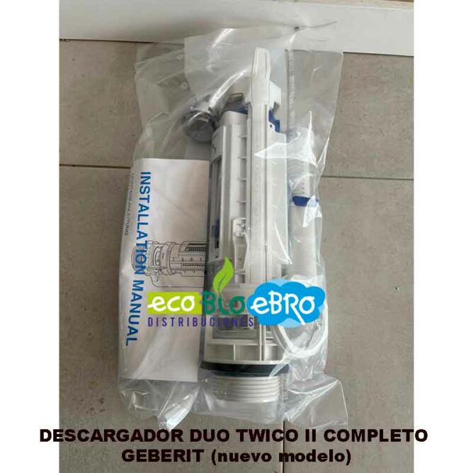 DESCARGADOR DUO TWICO II COMPLETO GEBERIT (nuevo modelo) - Ecobioebro