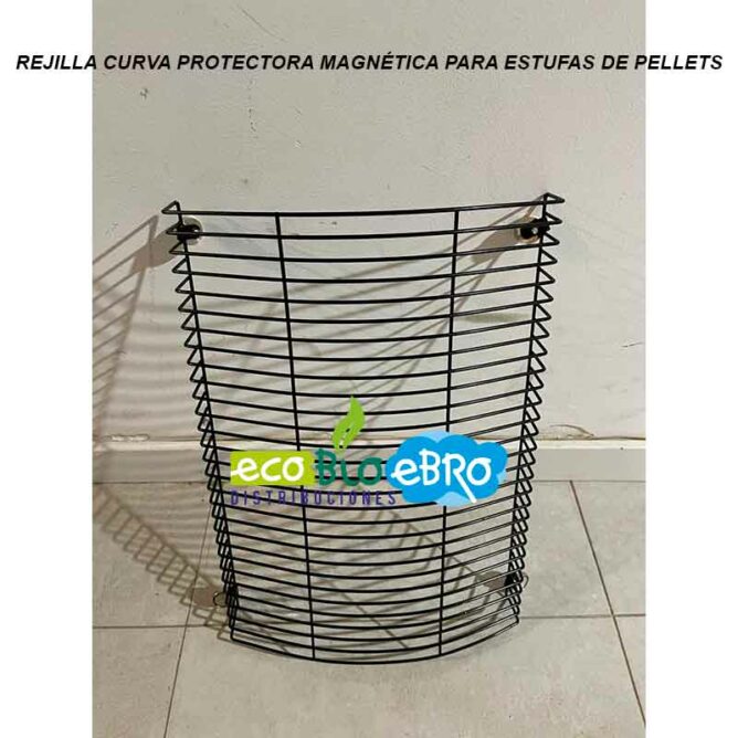 REJILLA CURVA PROTECTORA MAGNÉTICA PARA ESTUFAS DE PELLETS - Ecobioebro