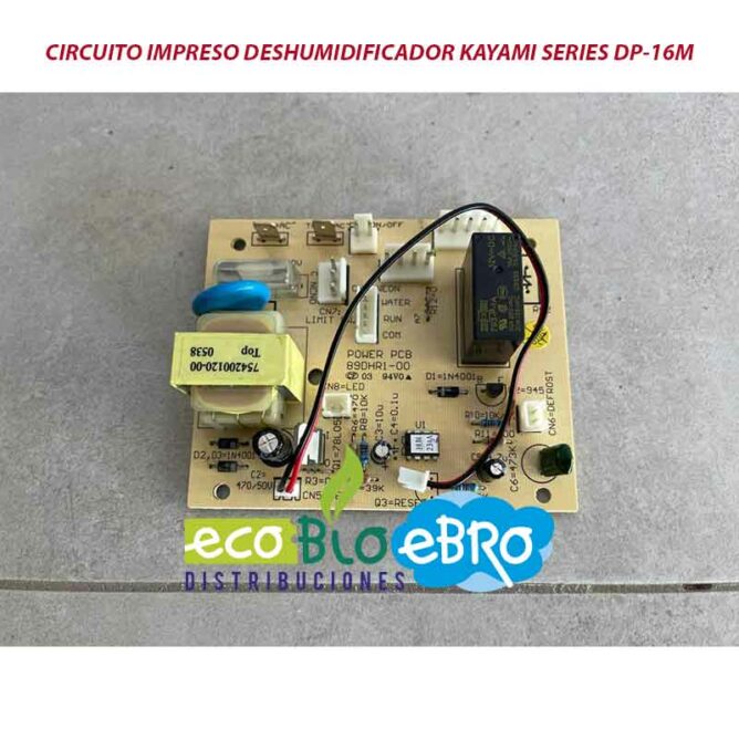 CIRCUITO IMPRESO DESHUMIDIFICADOR KAYAMI SERIES DP-16M