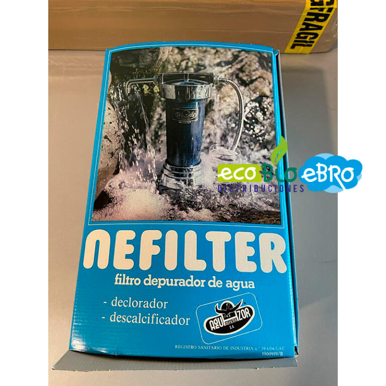 EQUIPO DEPURADOR DE AGUA NEFILTER DELUXE AZUL - Ecobioebro