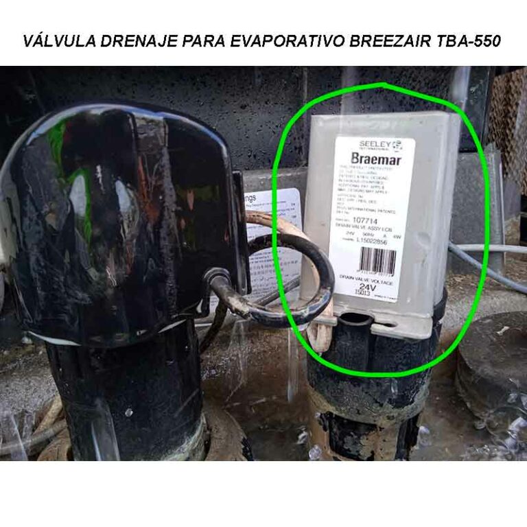 VÁLVULA DRENAJE PARA EVAPORATIVO BREEZAIR TBA-550